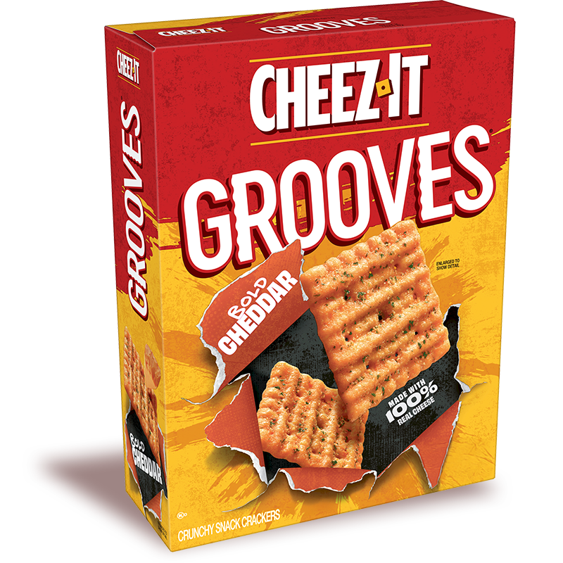 Cheez-It® Grooves® Bold Cheddar Crackers