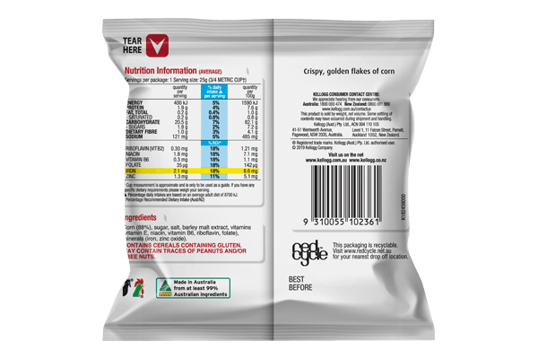 Kellogg's® Corn Flakes sachet 150x25g