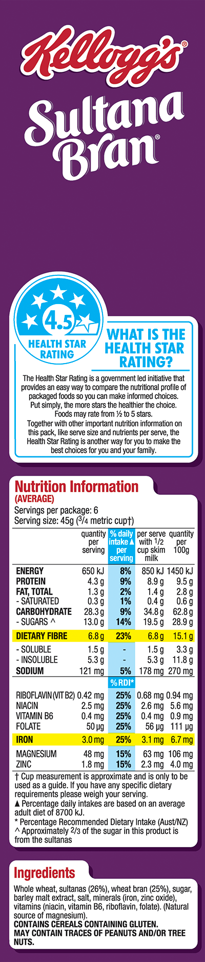 Kellogg's® Sultana Bran® | Kellogg's Food Service