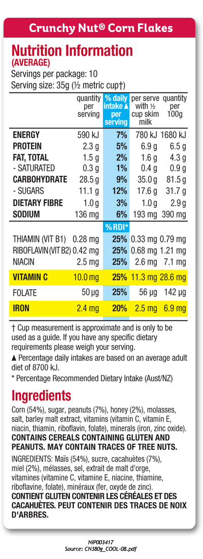 Kellogg's® Crunchy Nut Corn Flakes® | Kellogg's