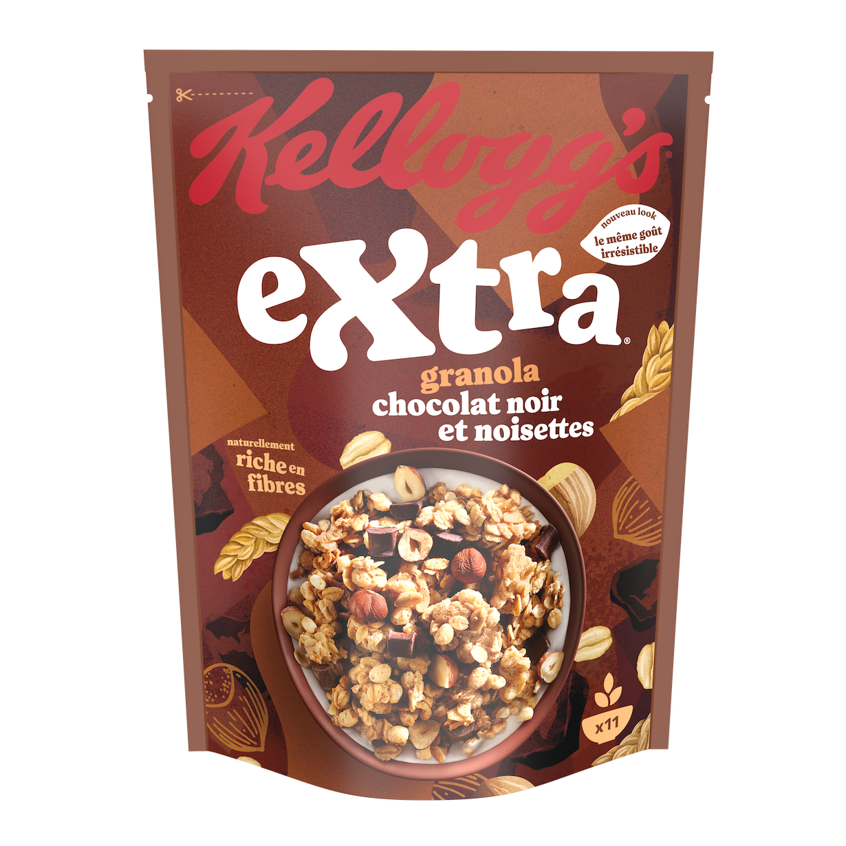 Extra Chocolat Noir et Noisettes grillées | Kellogg's