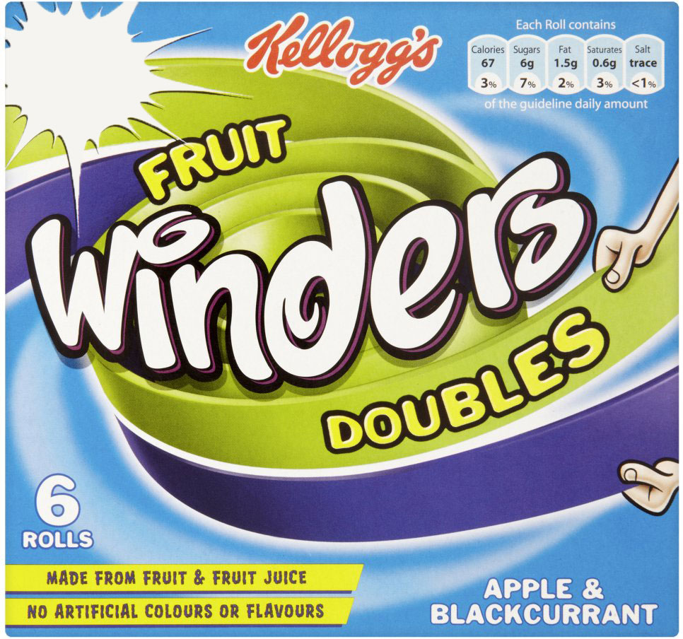 Fruit Winders Doubles Apple & Blackcurrant | Kellogg's