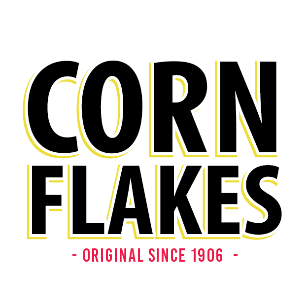 corn flakes logo font