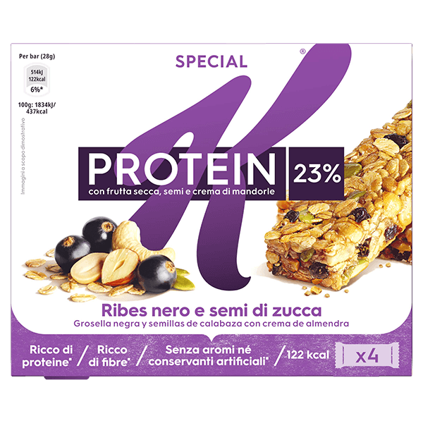 Special K Protein Barra Grosesha Negra e Sementes de abobora | Kellogg's