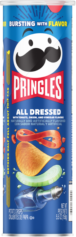 Pringles* All Dressed Flavour Potato Chips