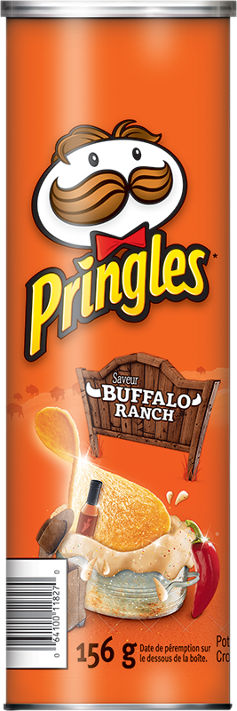 Croustilles Pringles* Saveur Buffalo Ranch